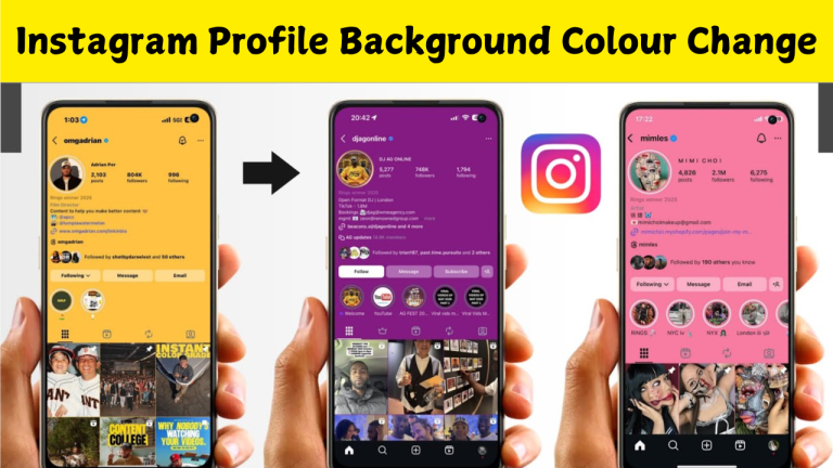 Instagram Profile Background Colour Change - ABC3 IN